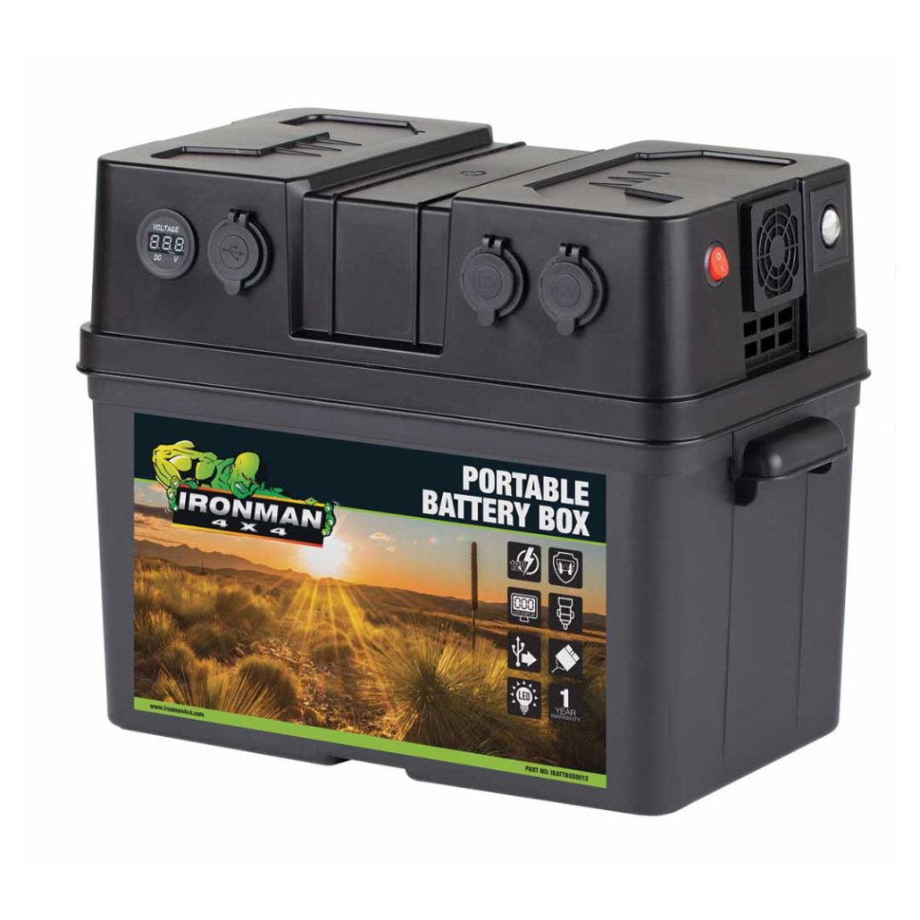 Portable Battery Box with DC Outlets | Game Automotive